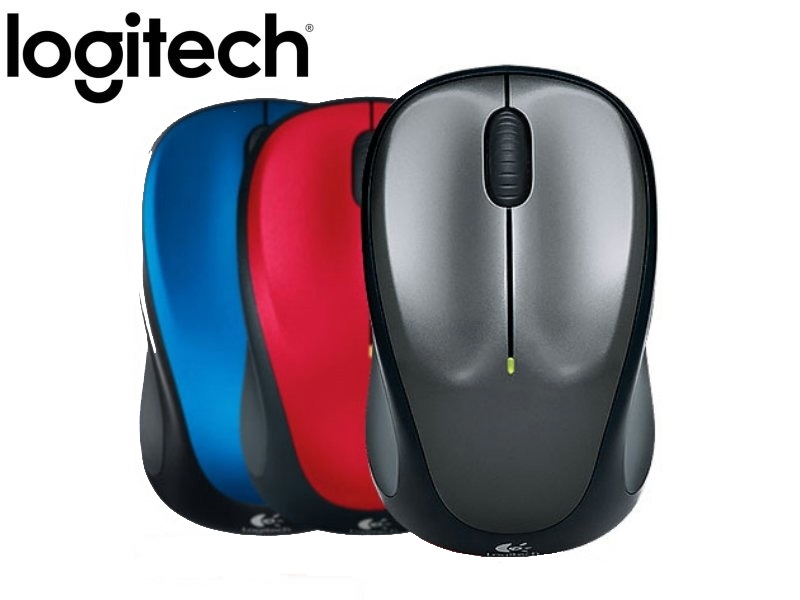 Logitech 羅技 M235n 無線滑鼠(銀黑色)